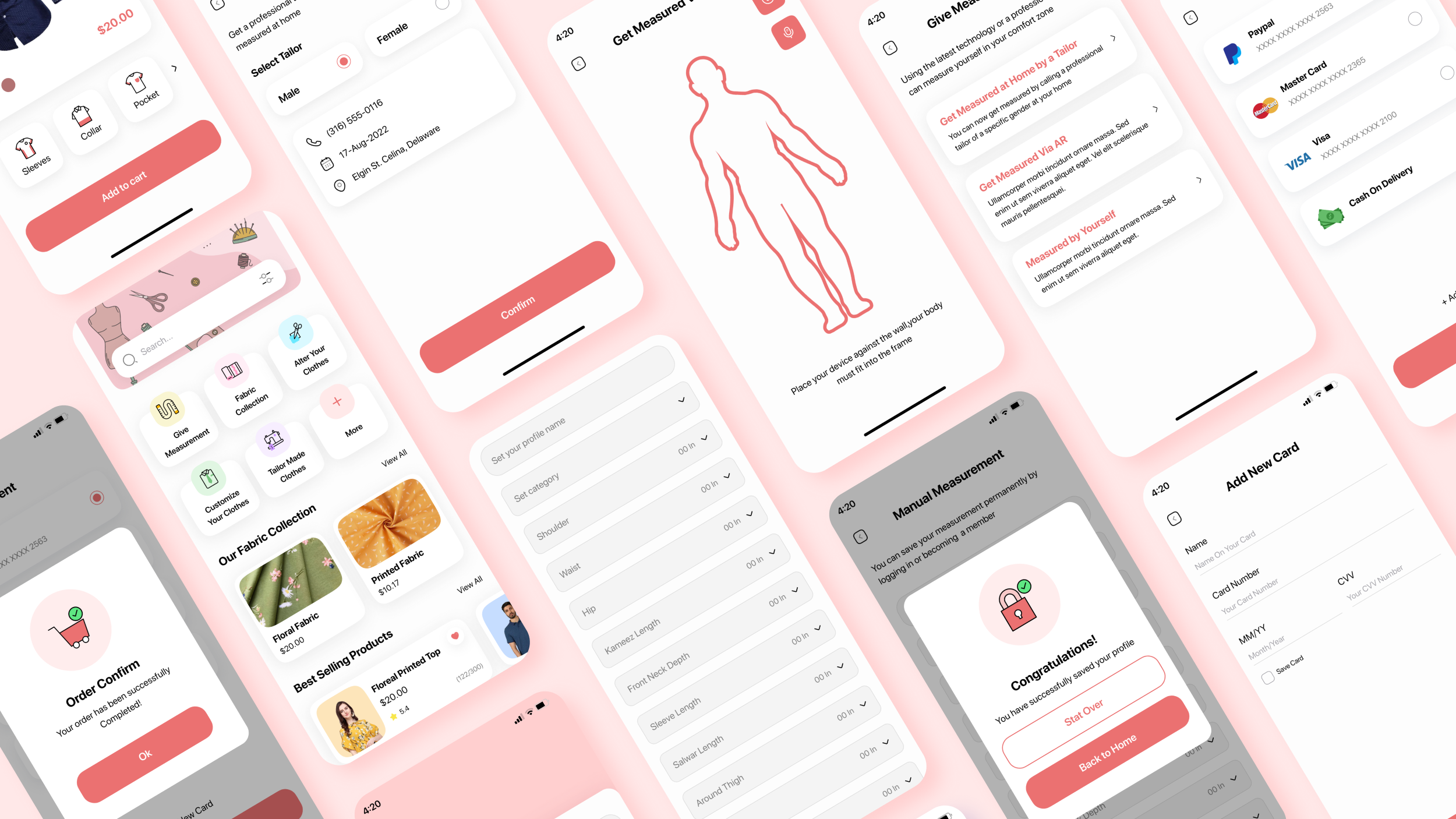 TailorMate : Tailoring services app & Tailor Store flutter 3.X app(Android, iOS) UI template by ...